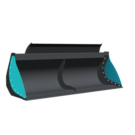 GR08 Grading bucket wit removable sides for heavy tractor and loader