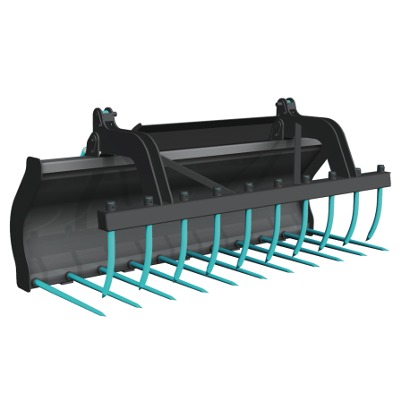 GR07HD Manure and silage fork with grab